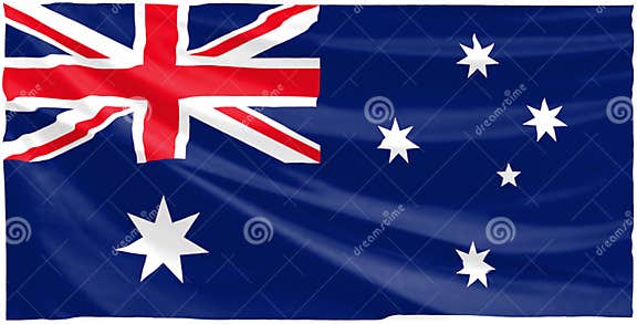 Australian flag stock illustration. Illustration of star - 4056307