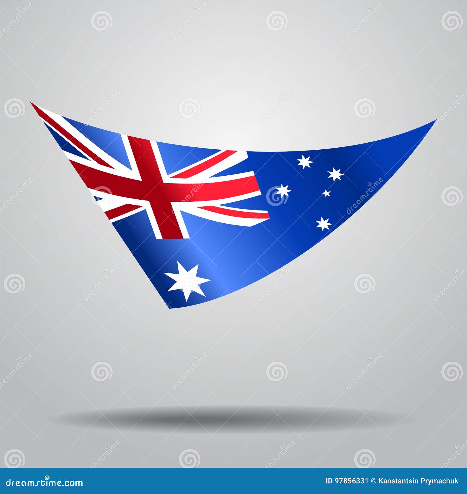 Australian Flag Background. Vector Illustration. Stock Vector ...