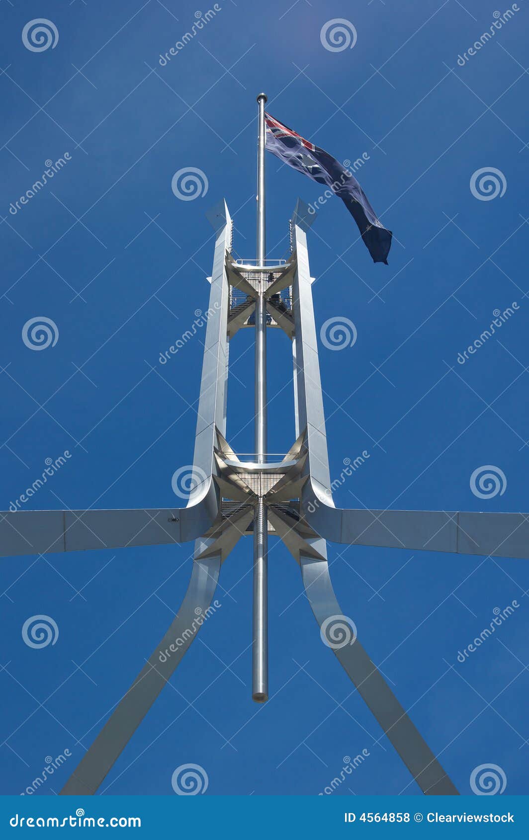 Australian flag canberra stock photo. Image of capital - 4564858