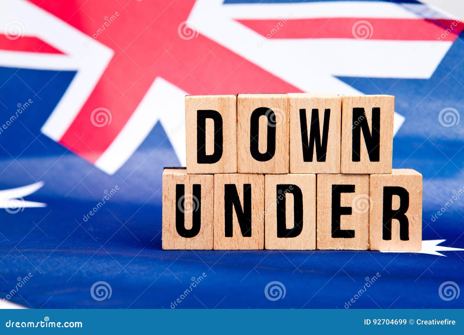 Australian Flag - Down Under Stock Image - Image of australian ...