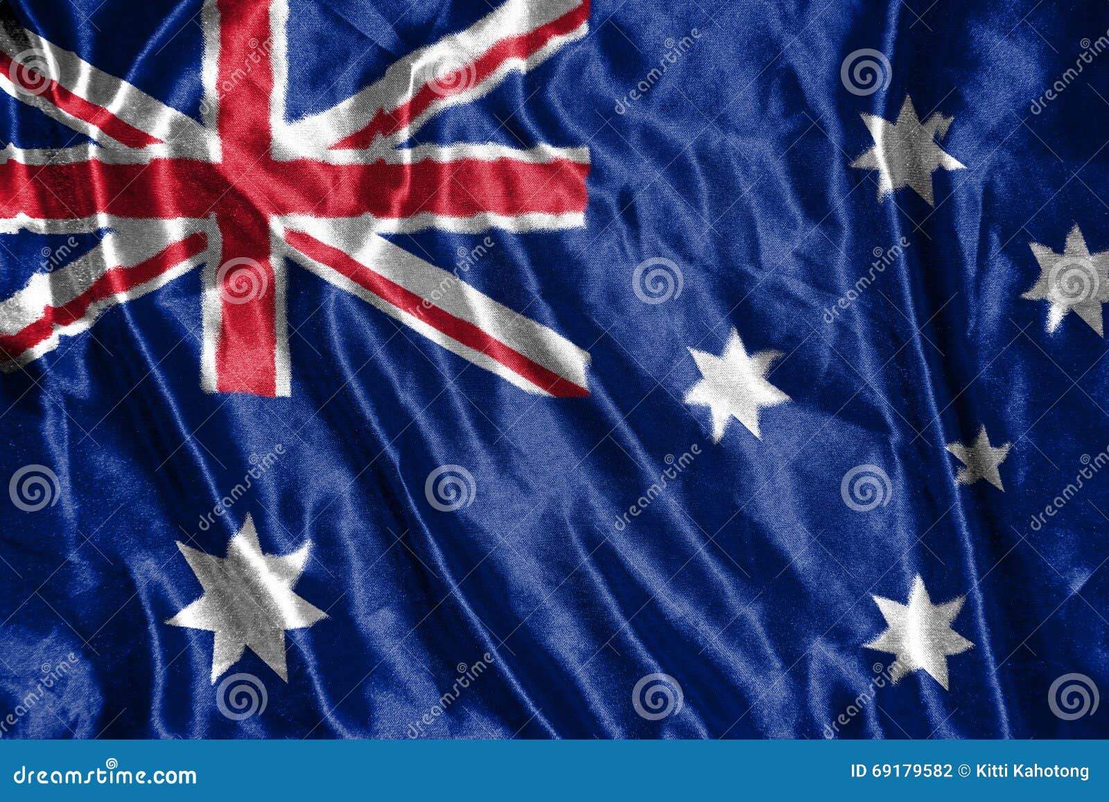 Australian Flag.flag on Background Stock Illustration - Illustration of ...