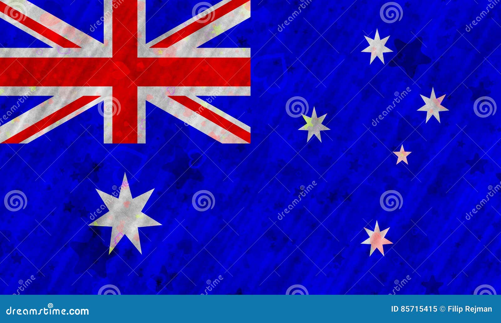 Australian flag stock illustration. Illustration of imitation - 85715415