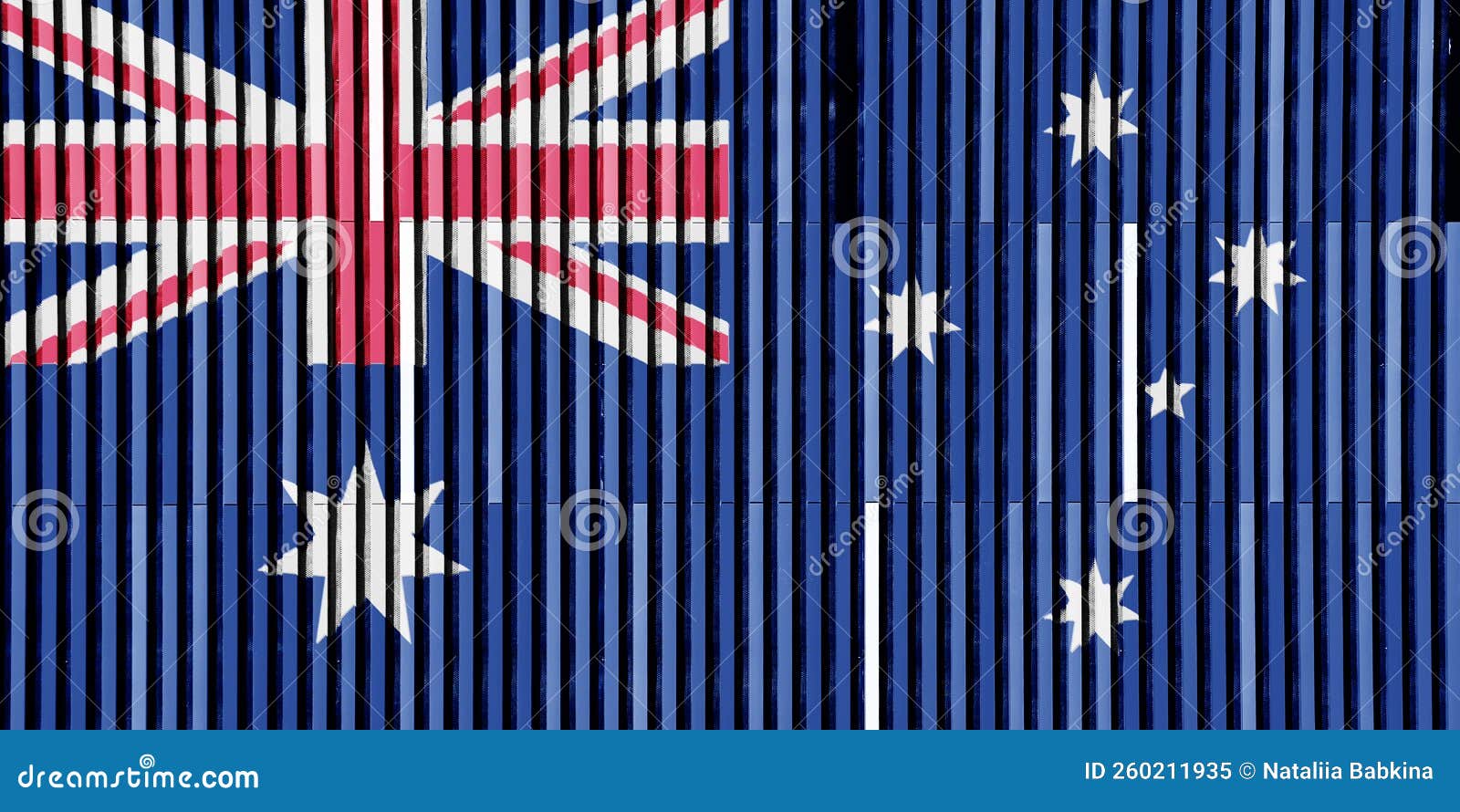 Australian Flag on the Texture. Concept Collage Stock Image - Image of ...