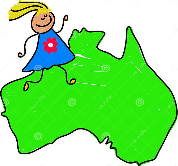 Australian kid stock vector. Illustration of australian - 1510659