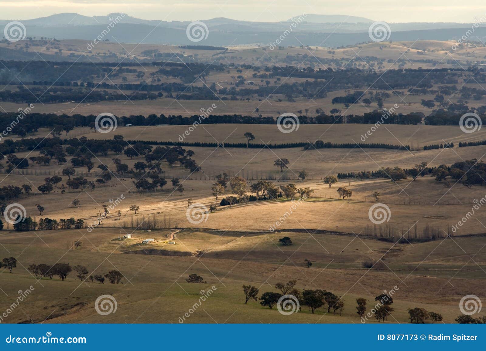 Australian Landscape stock image. Image of green, farming - 8077173
