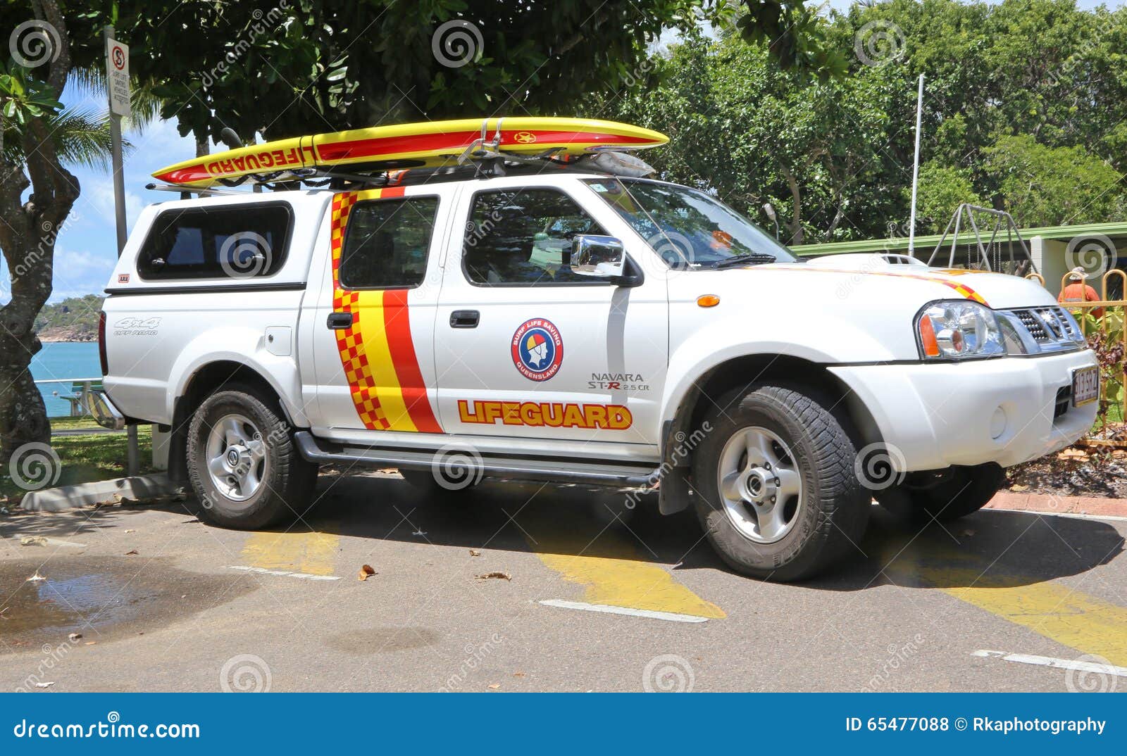 Australian Lifeguard Vehicle with Surfboard Editorial Stock Photo ...