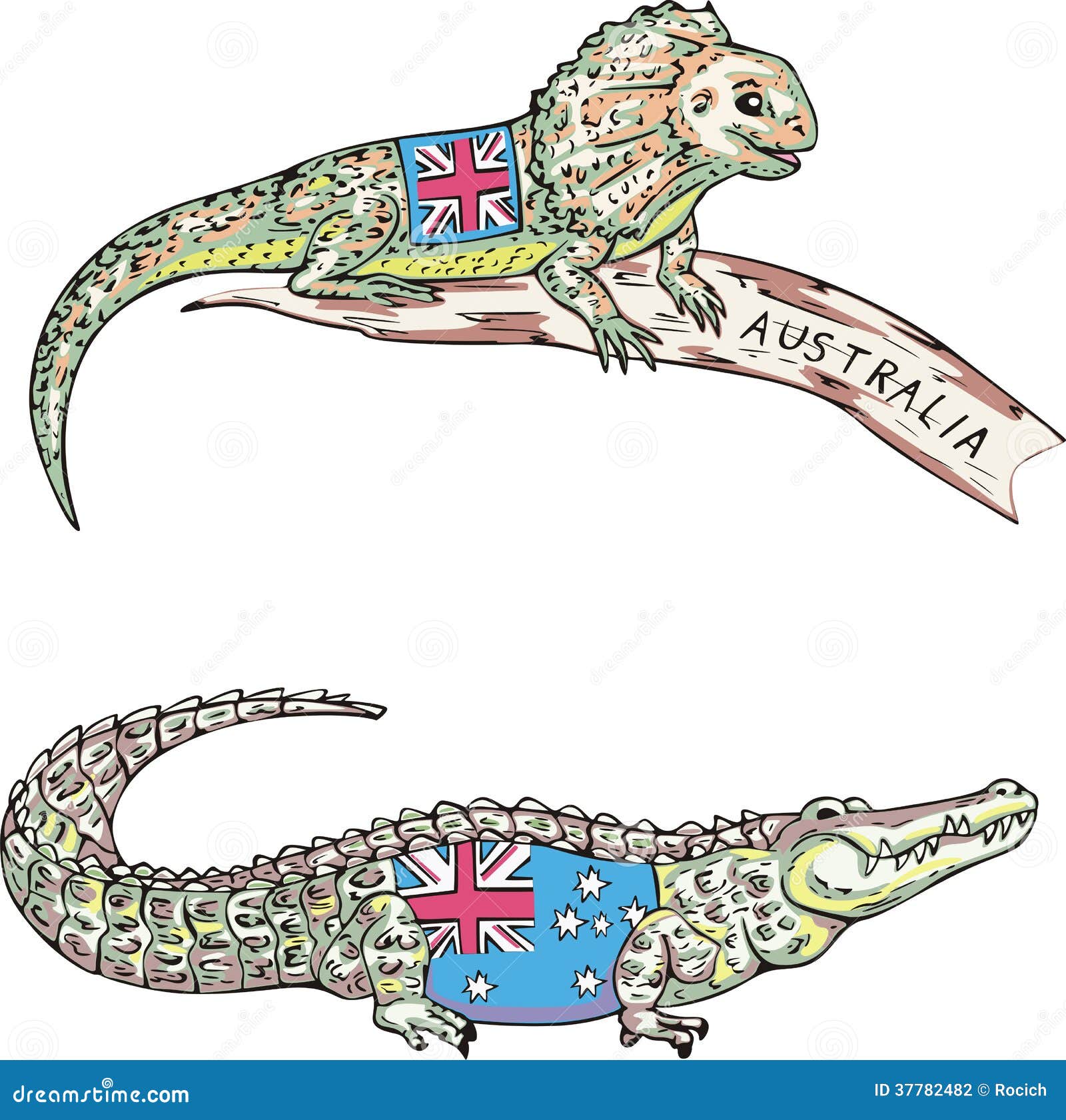 Australian Reptiles Stock Image | CartoonDealer.com #113741815