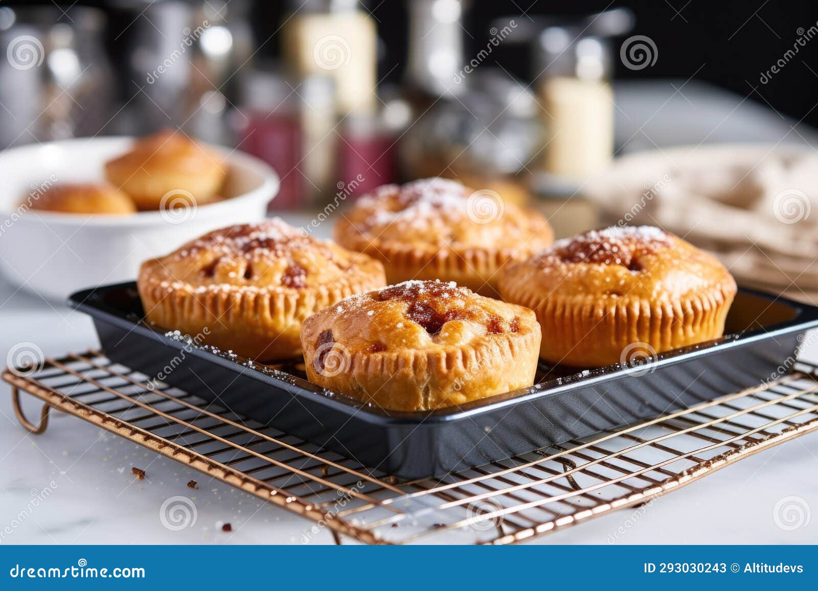 Australian Meat Pie on a Baking Tray Stock Image - Image of golden ...