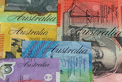 Australian money stock photo. Image of abstract, blue - 13166490