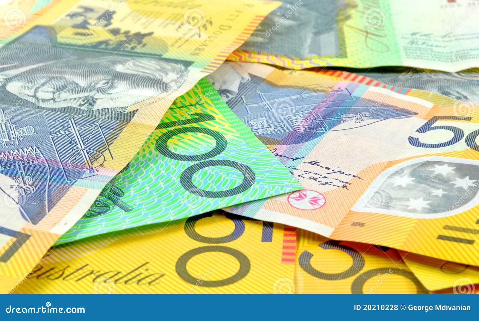 Australian money stock photo. Image of background, orange - 20210228