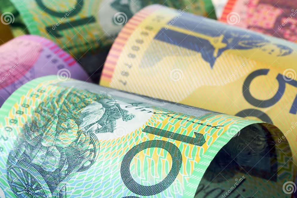Australian Money Background Stock Photo - Image of australia, dividends ...