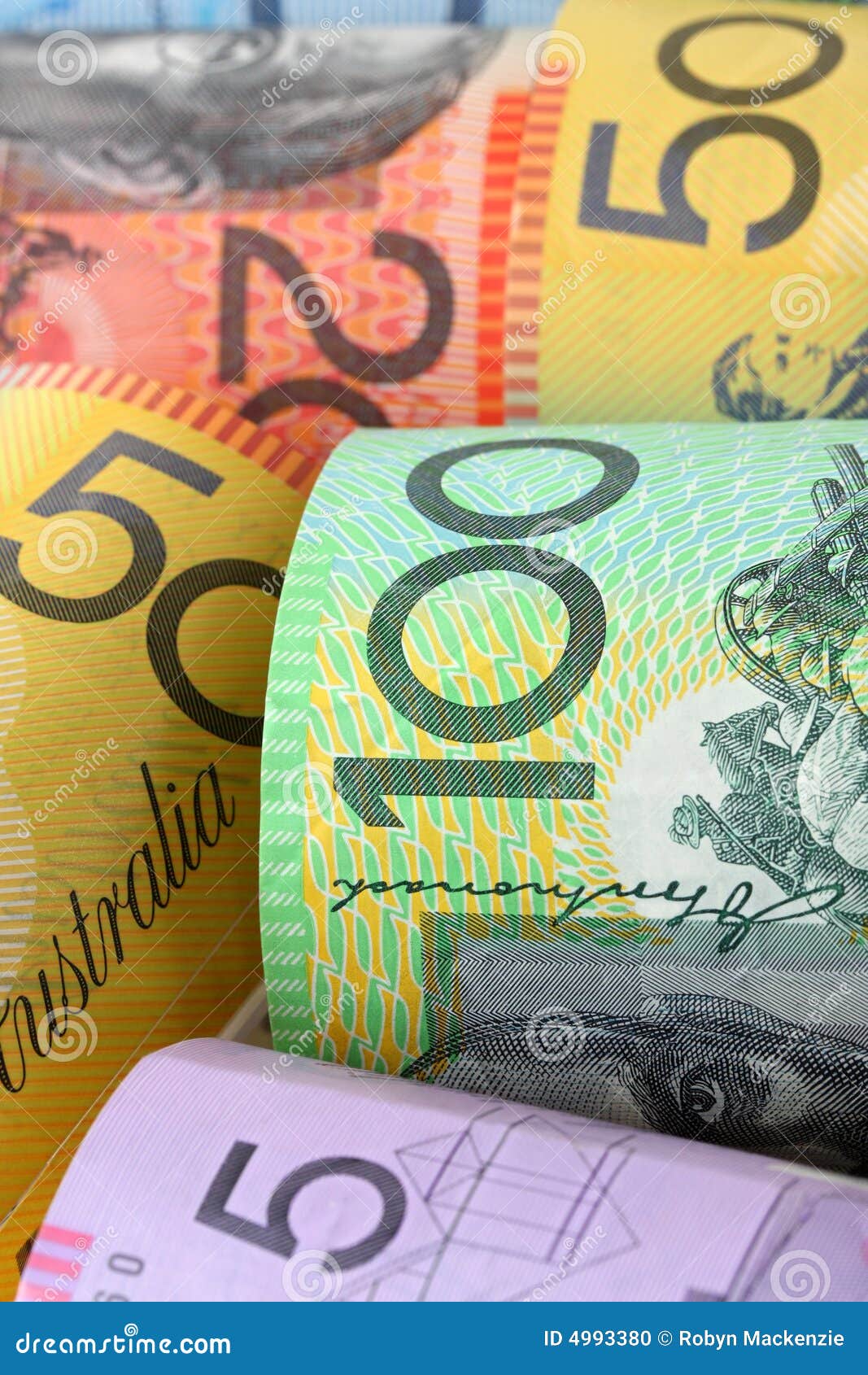 Australian Money Background Stock Photo - Image of australian, earnings ...