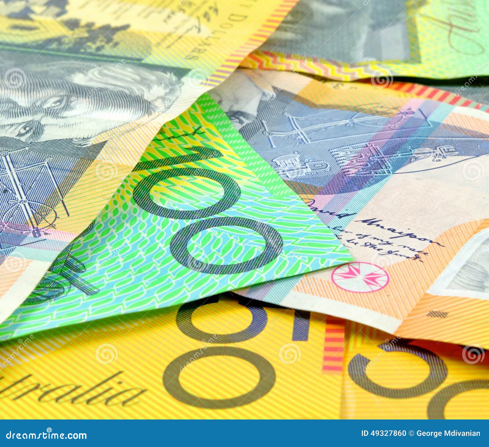 Australian money stock photo. Image of abstract, wealth - 49327860