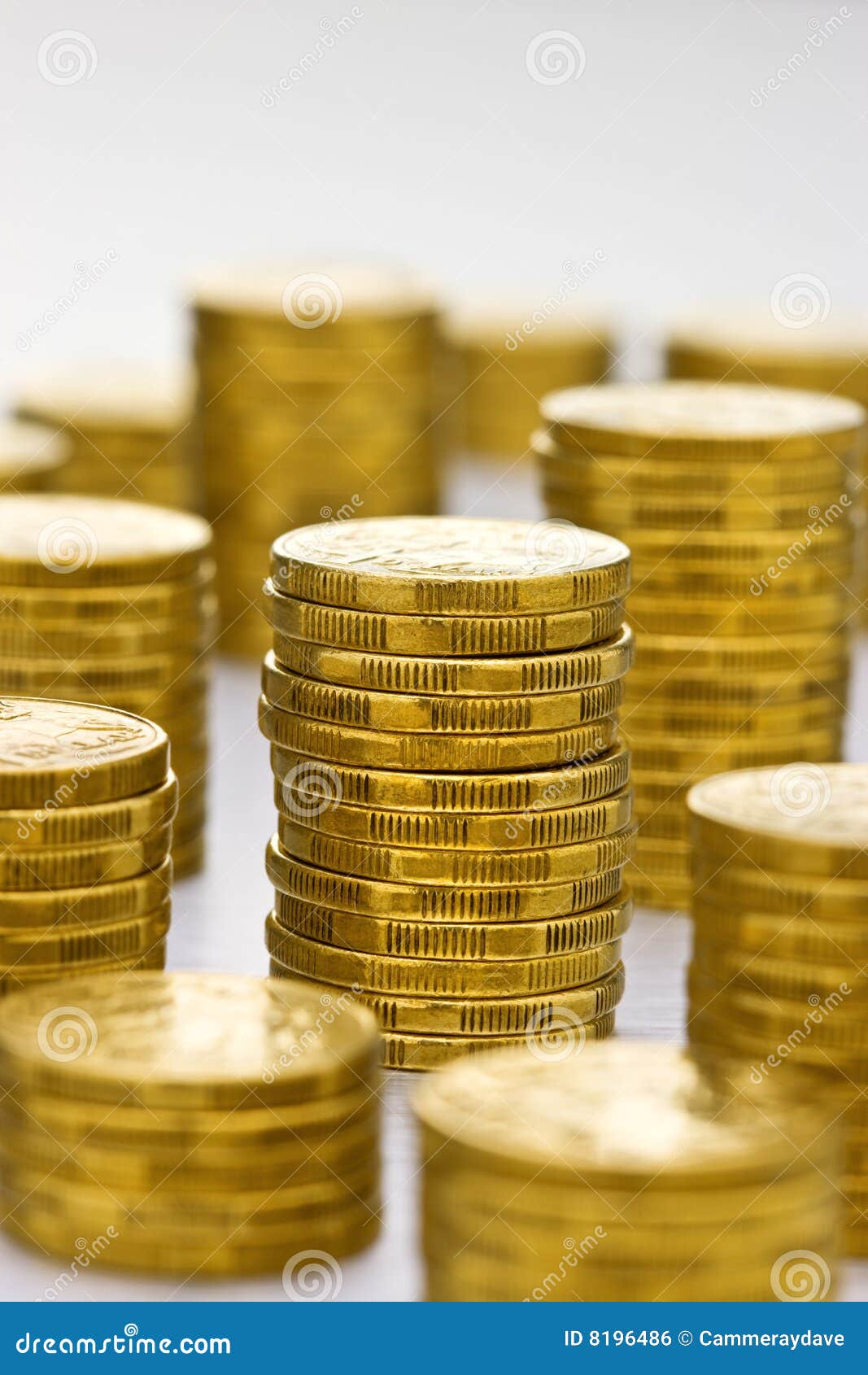 Australian Money Coins Stacks Stock Photo - Image of pile, australia ...