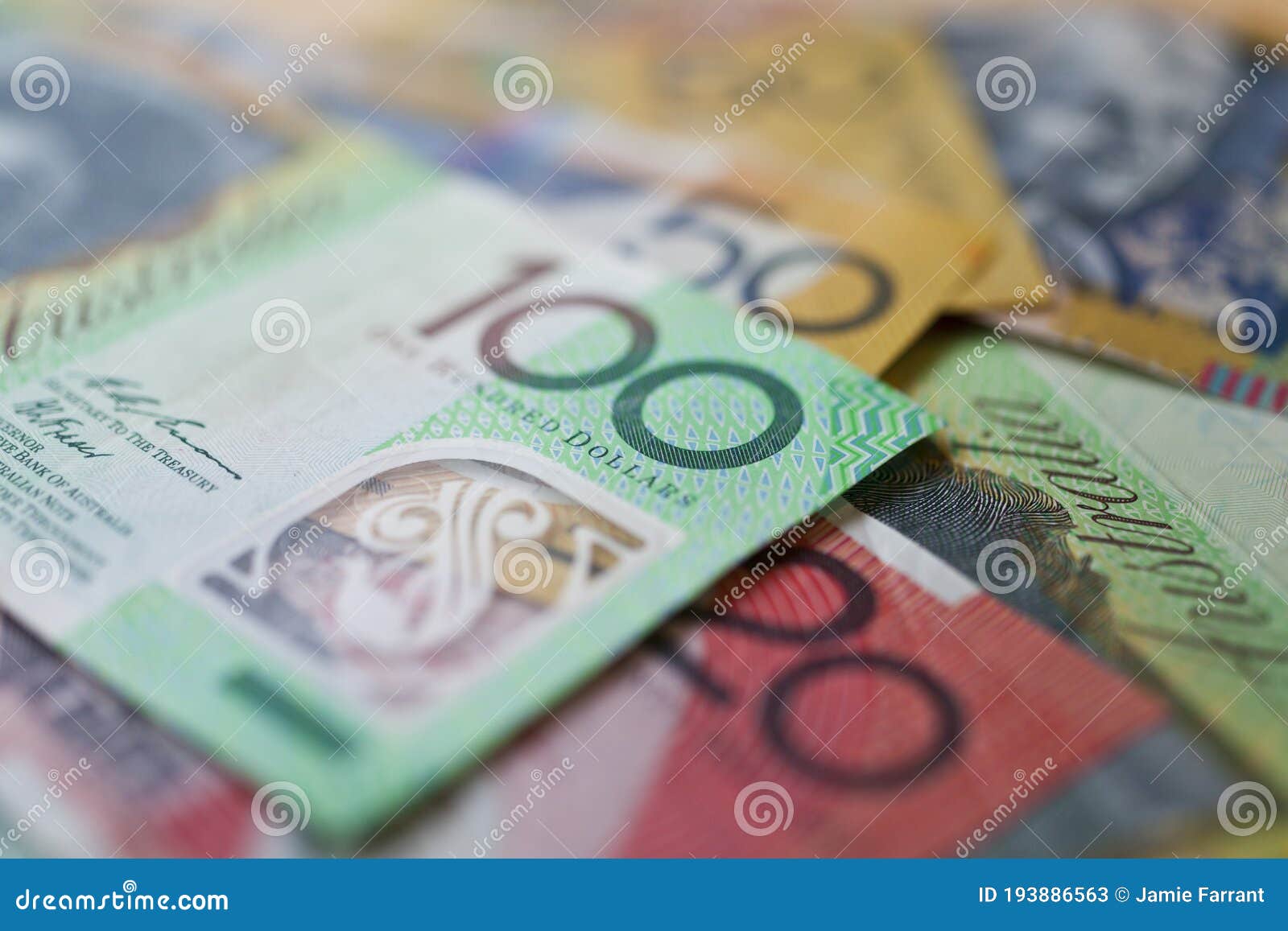 Australian Money, Currency or Cash Stock Image - Image of paper, dollar ...