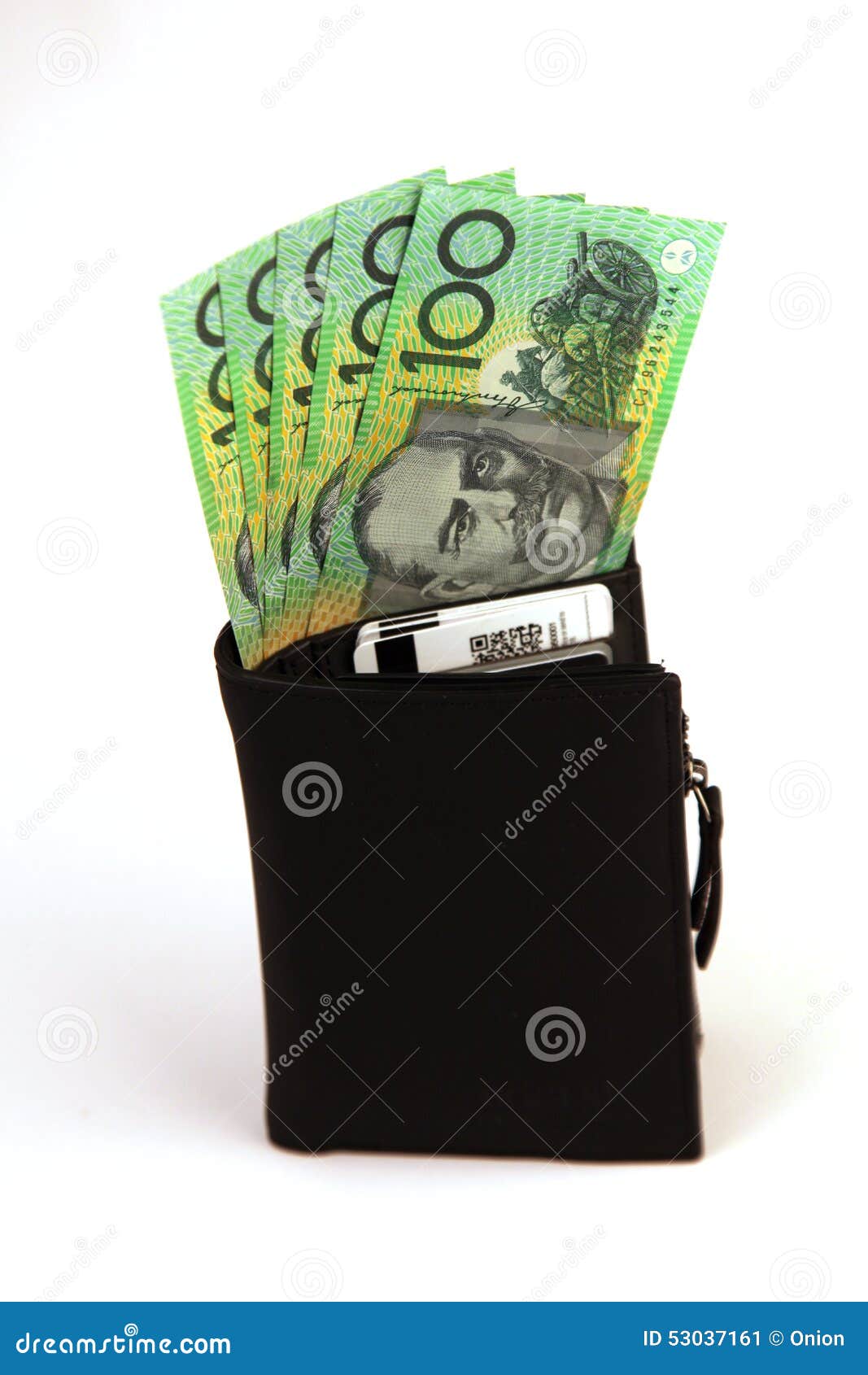 Australian Money in a Wallet Stock Image - Image of australian ...