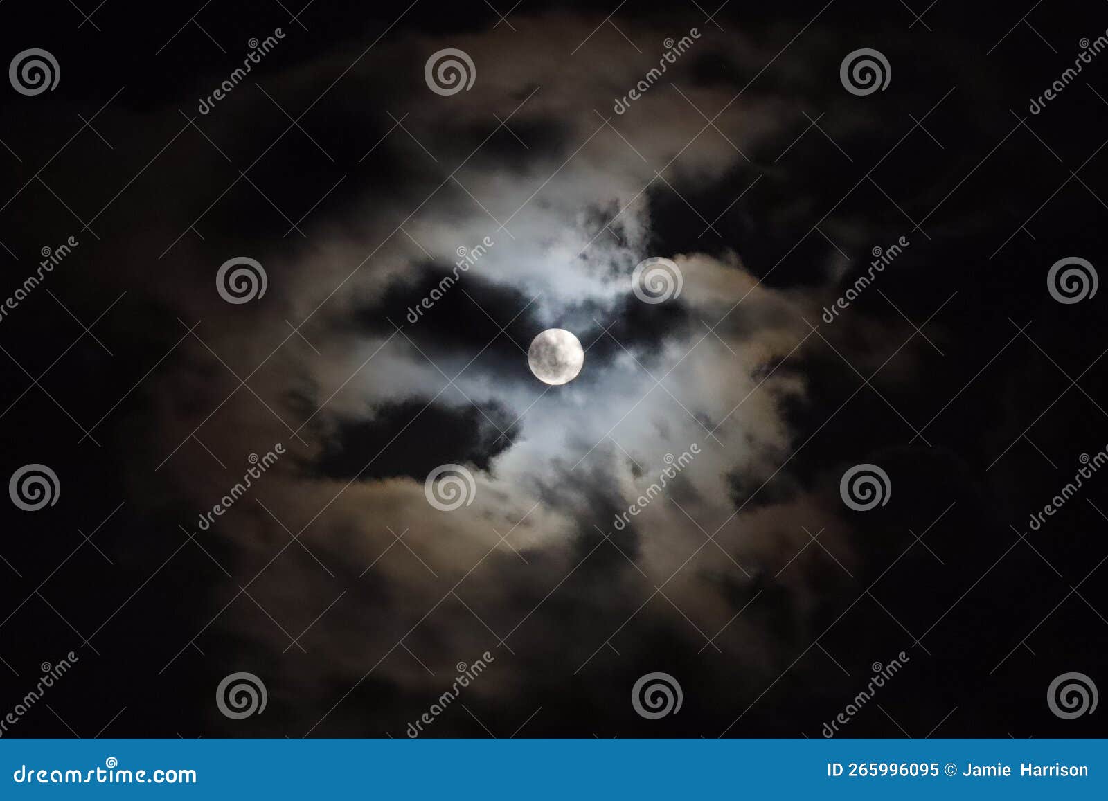 Australian moon stock image. Image of monochrome, moonlight - 265996095