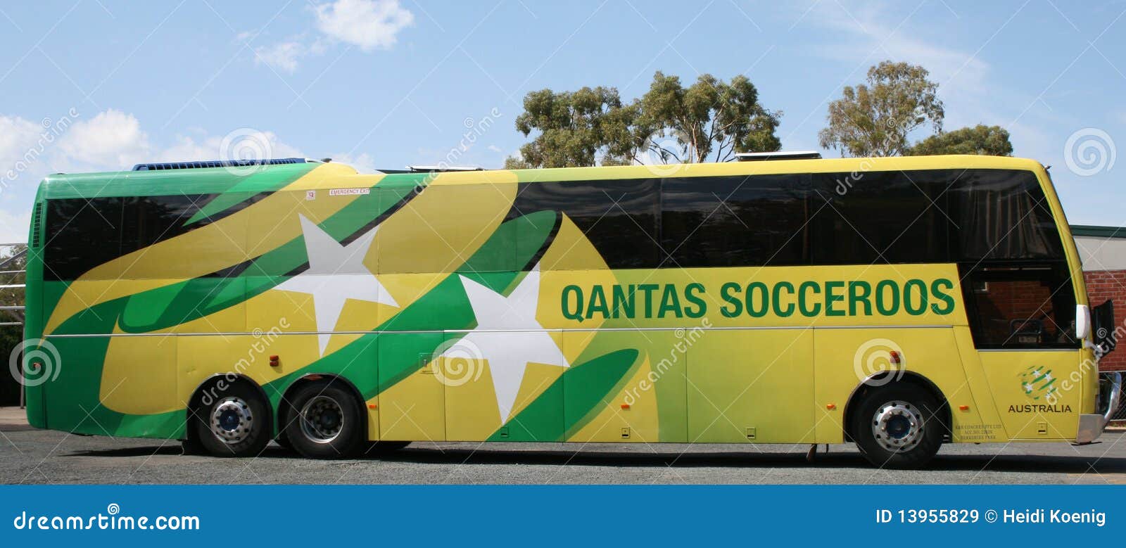 Australian National Soccer Team Bus Editorial Stock Image - Image of ...