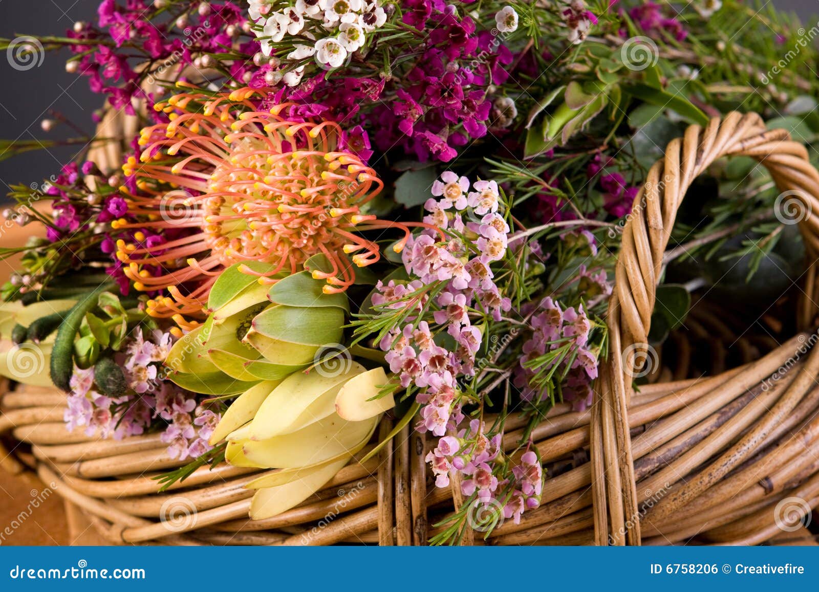 Australian Native Flower Bouquet Stock Photo - Image of beautiful ...