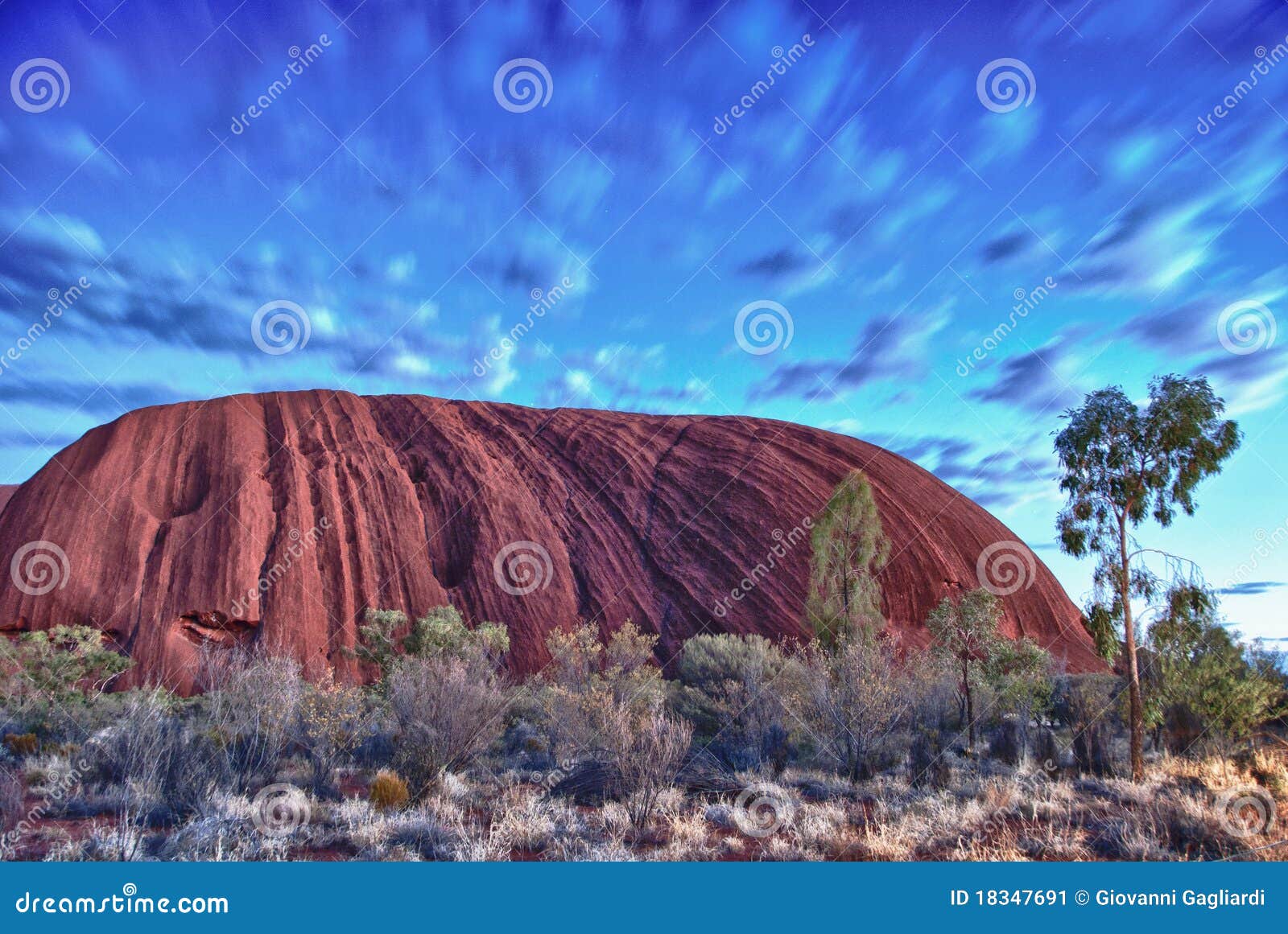 The Australian Outback Is The Landmark Of Australia, The Ayers Rock ...