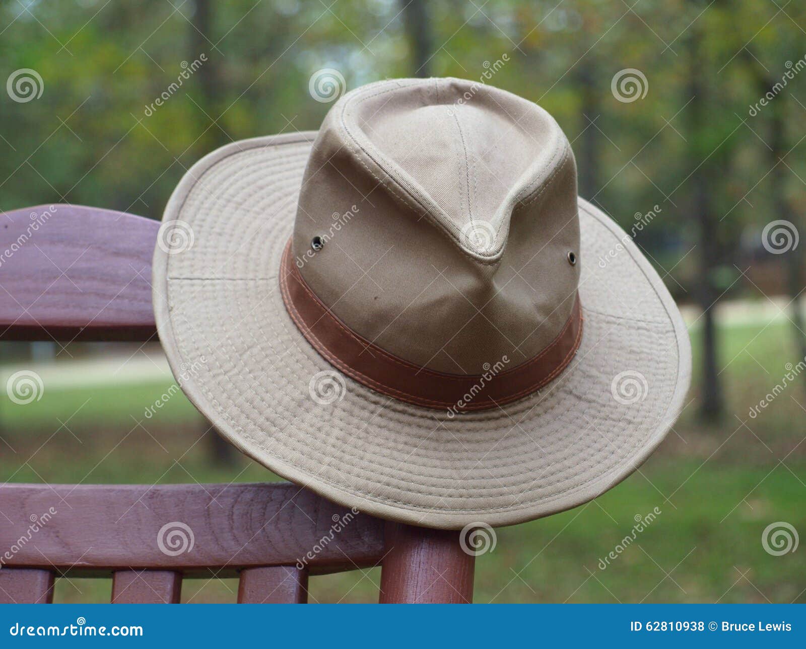 Australian Outback Hat on Rocking Chair Stock Photo - Image of rocking ...