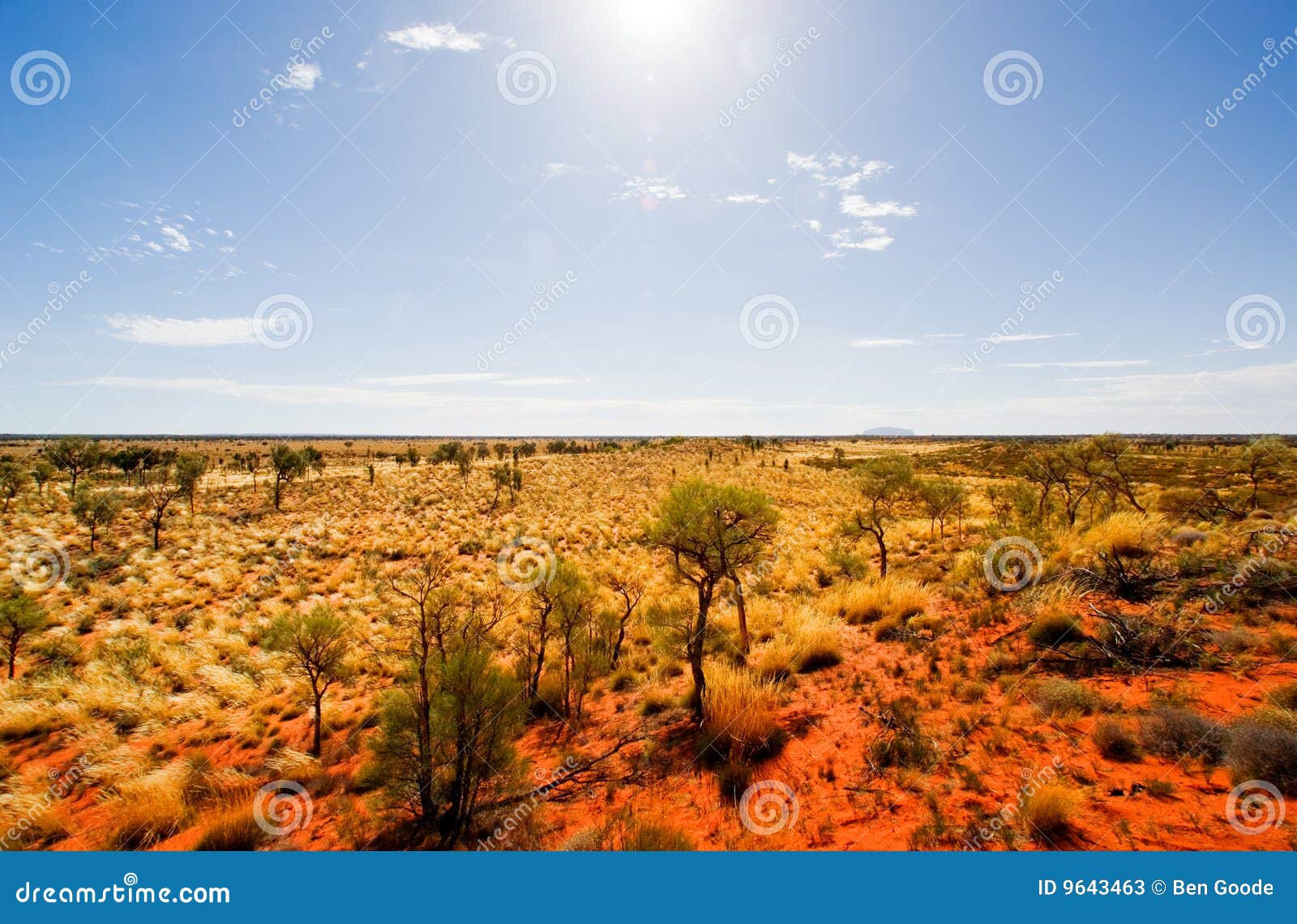 Australian Outback Landscape Editorial Stock Photo - Image of heat ...