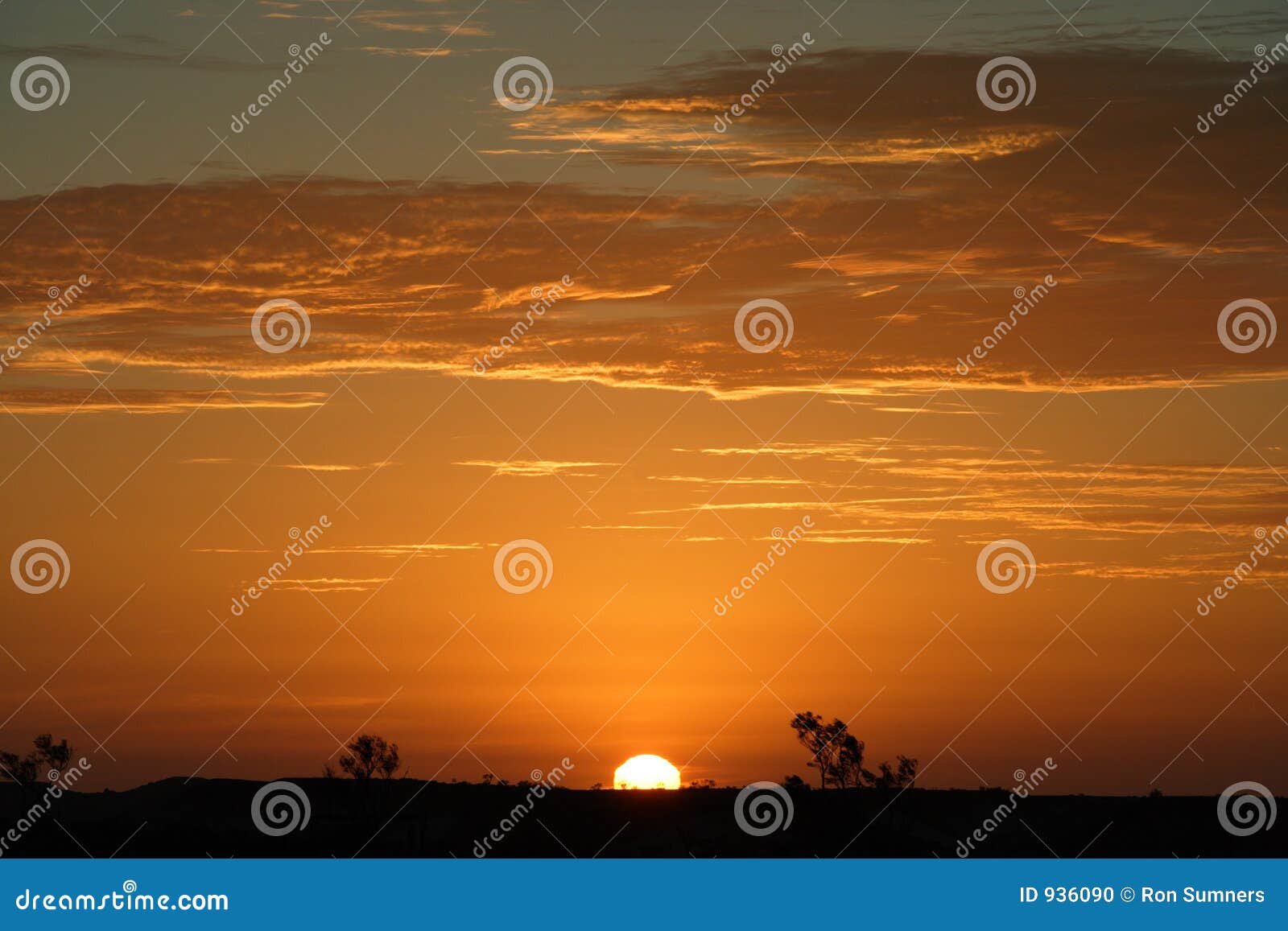 Australian outback sunset stock photo. Image of outback - 936090