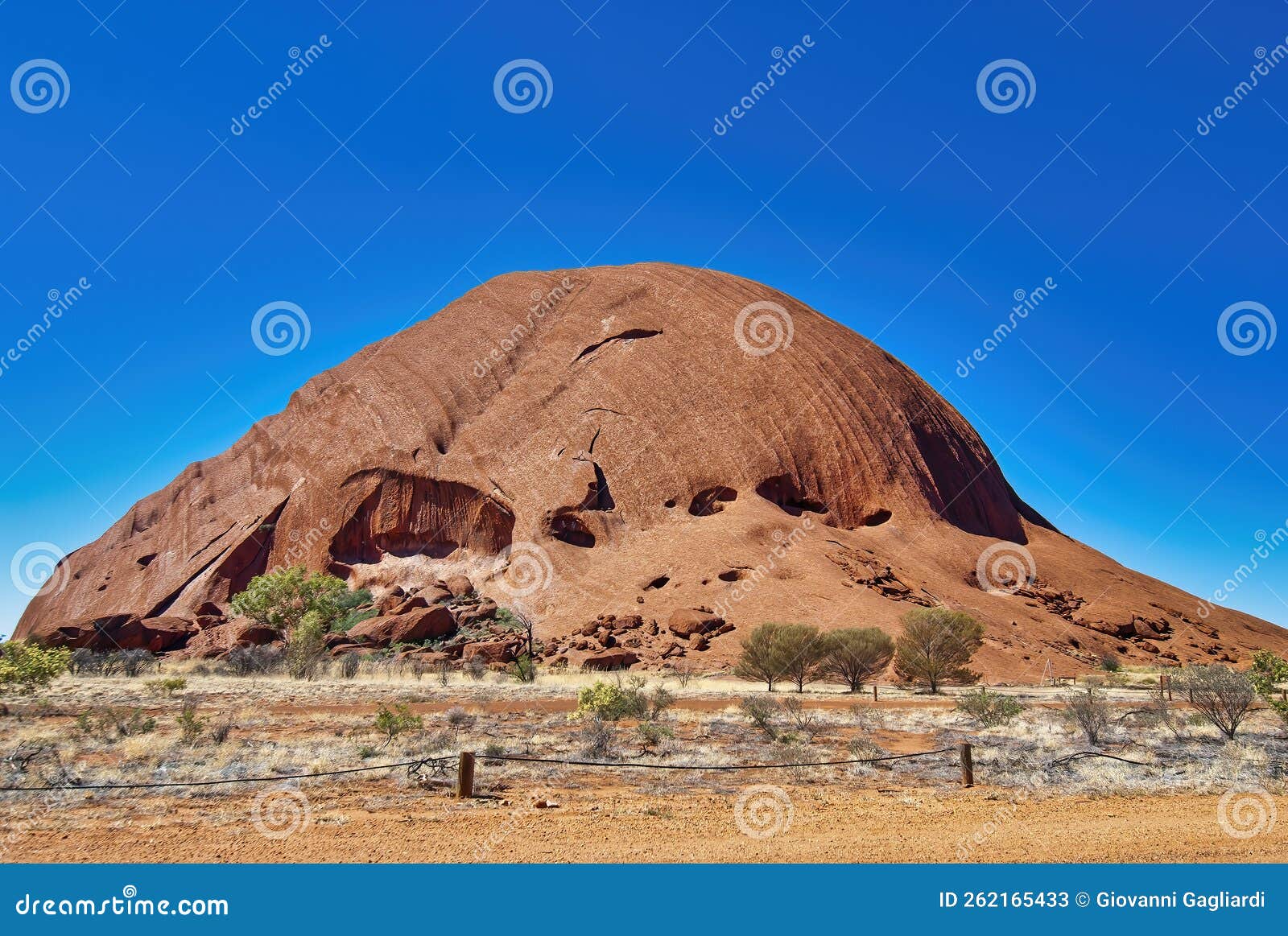 Australian Outback Trees and Red Rocks, Northern Territory Stock Image ...