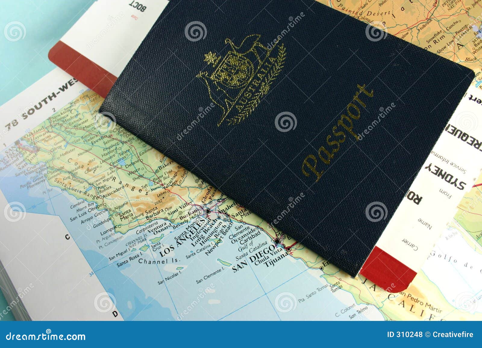 Australian Passport stock photo. Image of country, paper - 310248