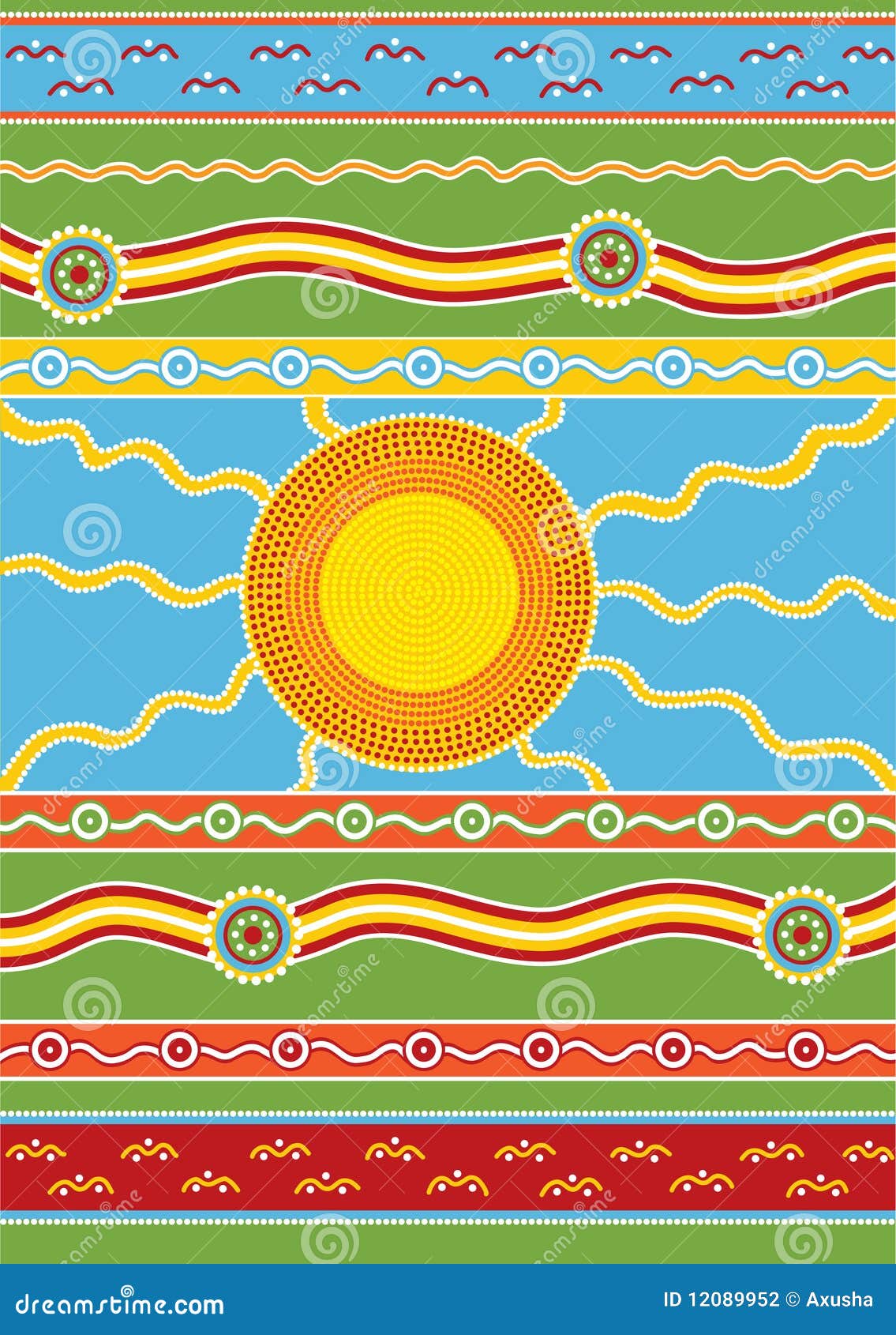 Australian pattern stock vector. Illustration of south - 12089952