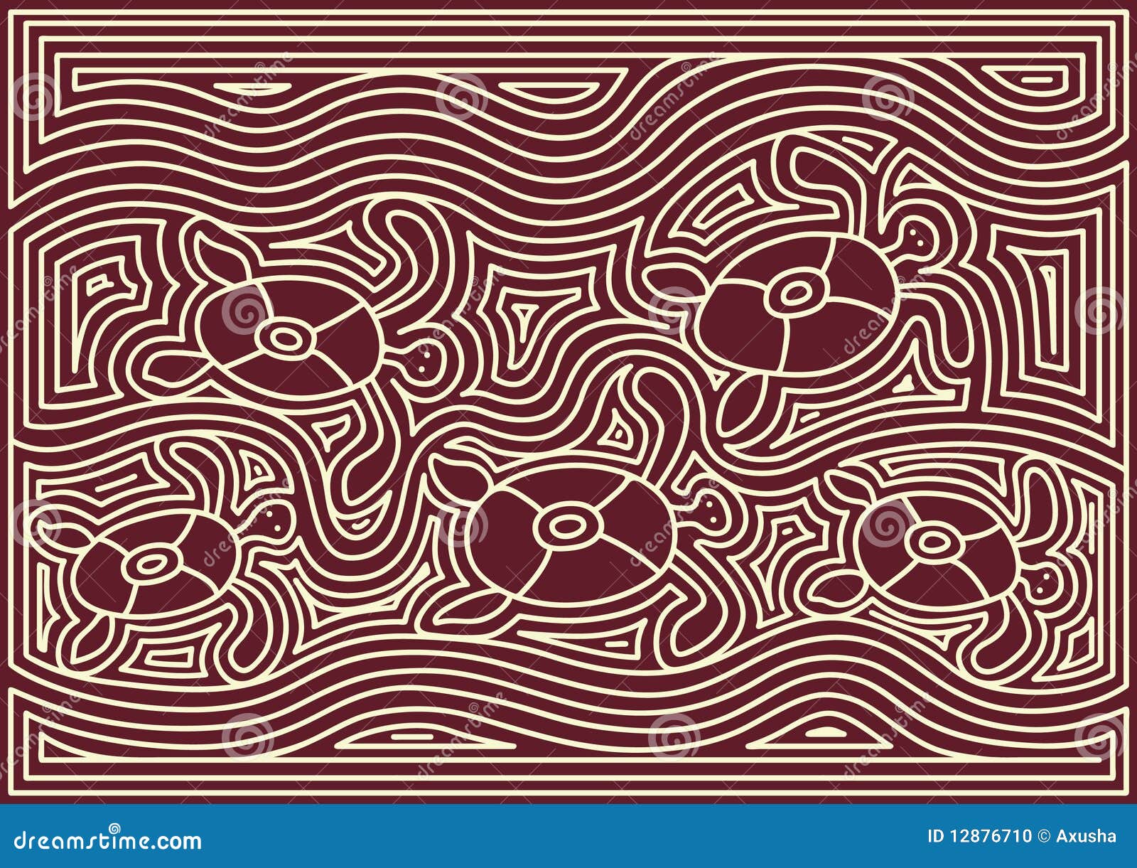 Australian pattern stock vector. Illustration of ethnic - 12876710