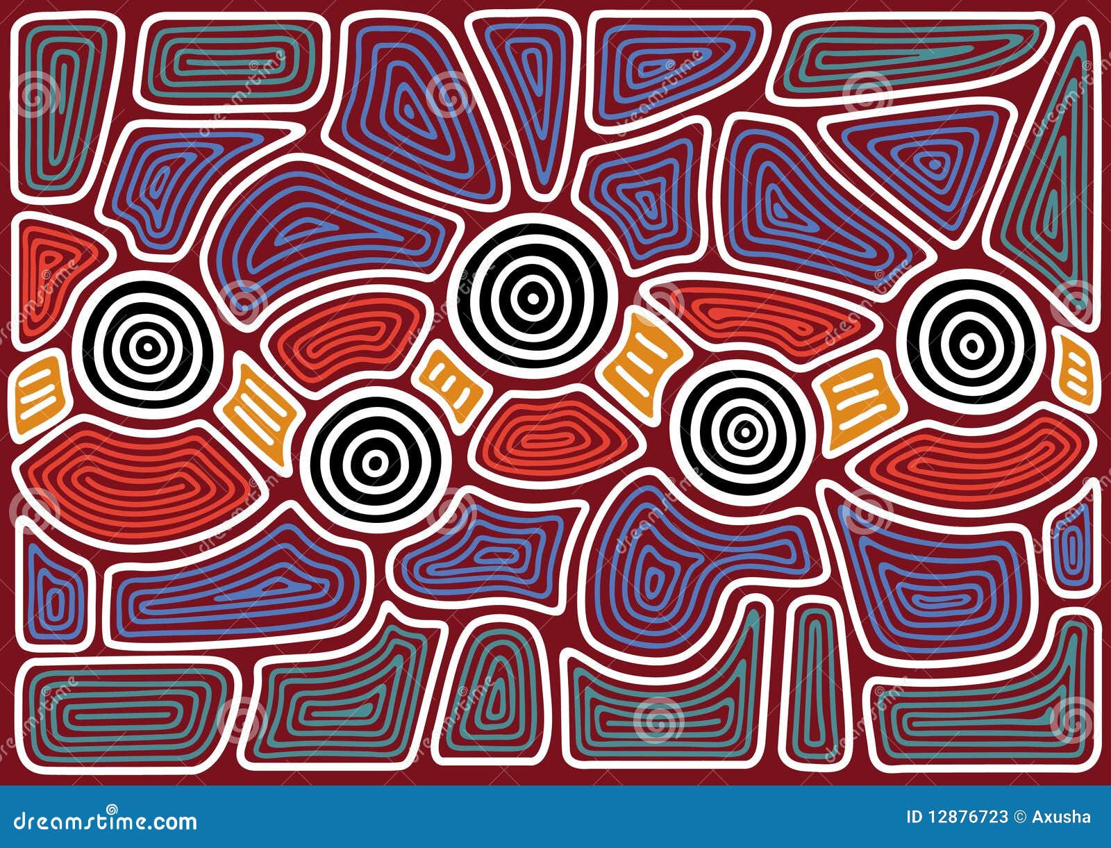 Australian pattern stock vector. Illustration of australian - 12876723