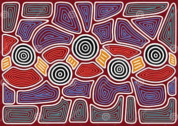 Australian pattern stock vector. Illustration of australian - 12876723