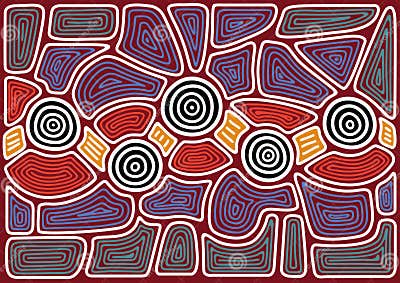 Australian pattern stock vector. Illustration of australian - 12876723