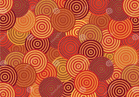 Australian pattern stock vector. Illustration of pattern - 12876744