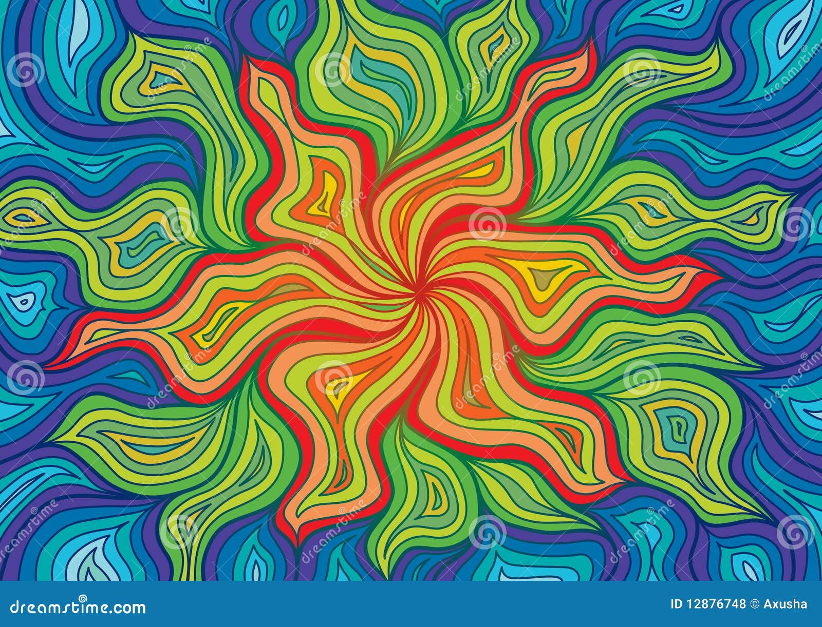 Australian pattern stock vector. Illustration of green - 12876748