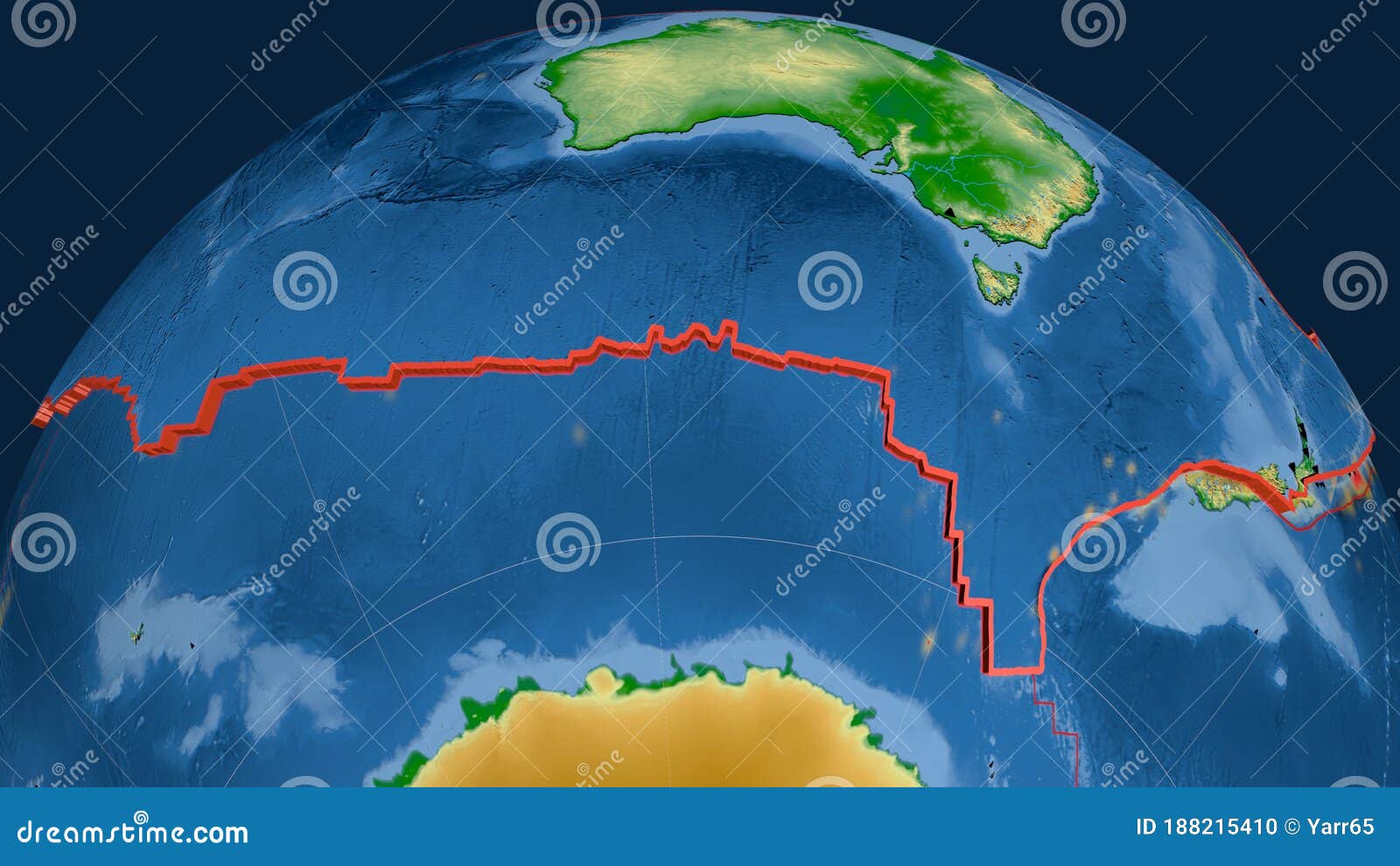 Australian Plate Extruded - Physical Stock Illustration - Illustration ...