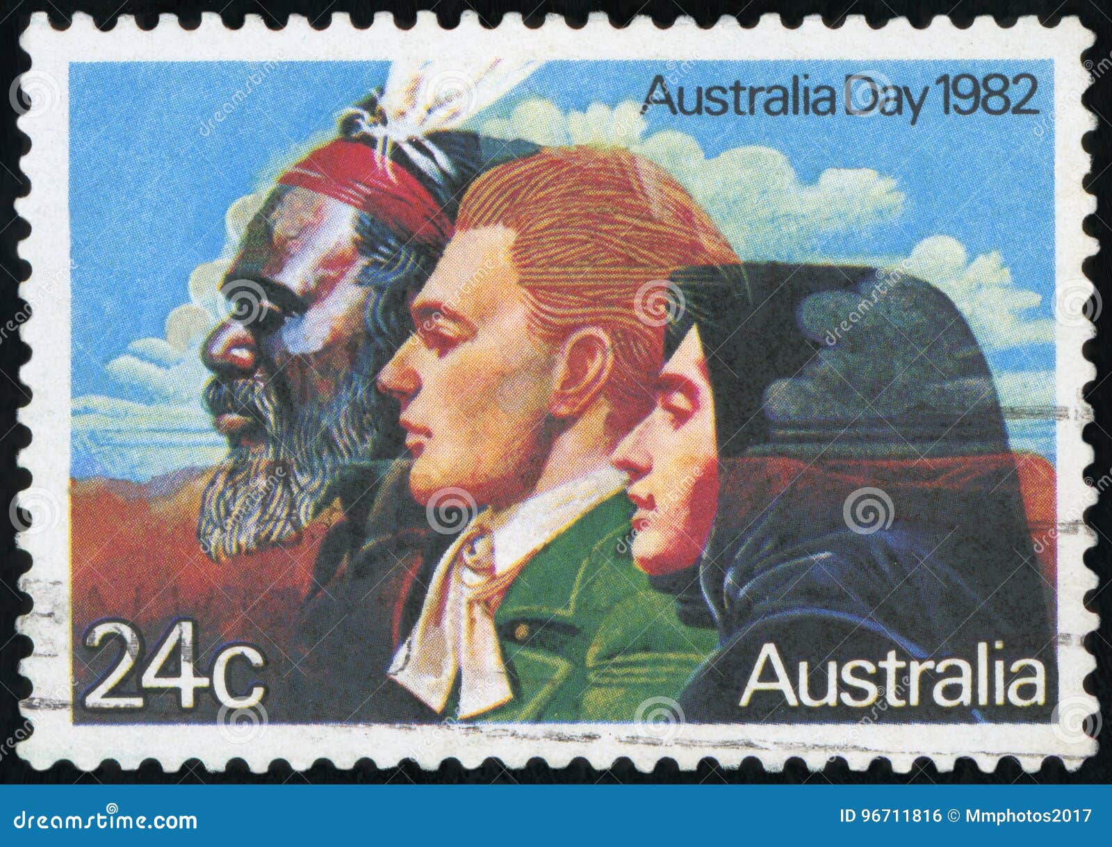 Australian Postage stamp editorial photo. Image of collect - 96711816