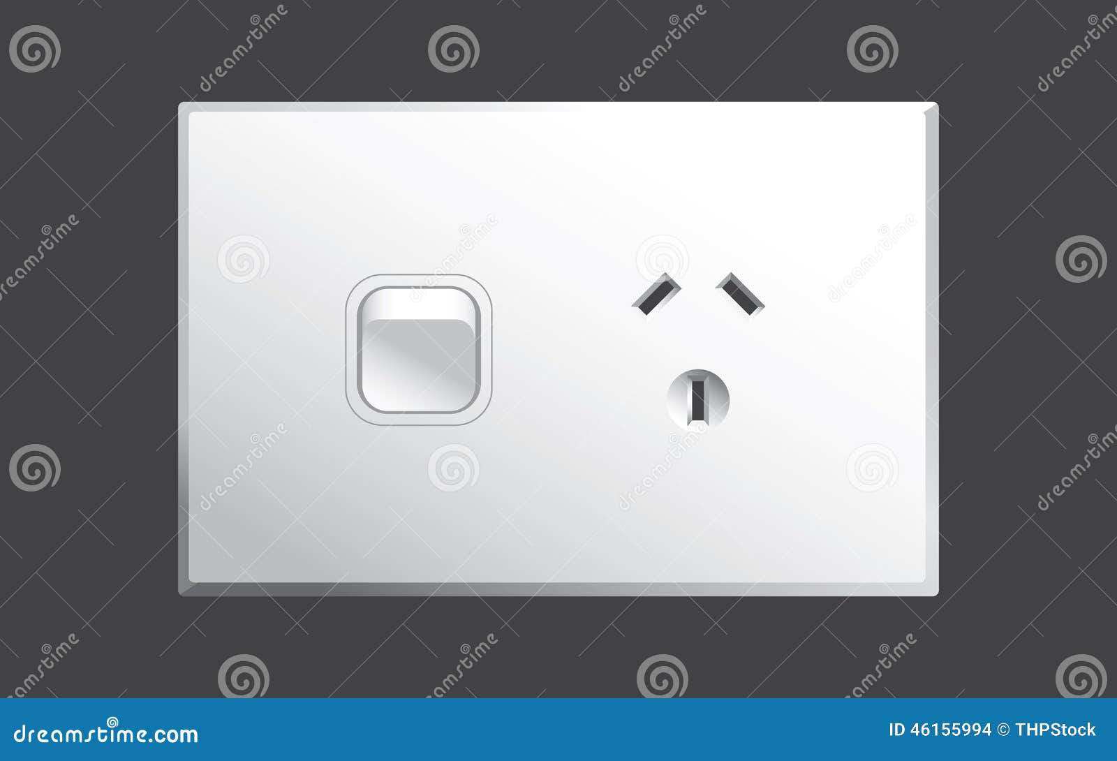 Australian Power Point stock vector. Illustration of electric - 46155994