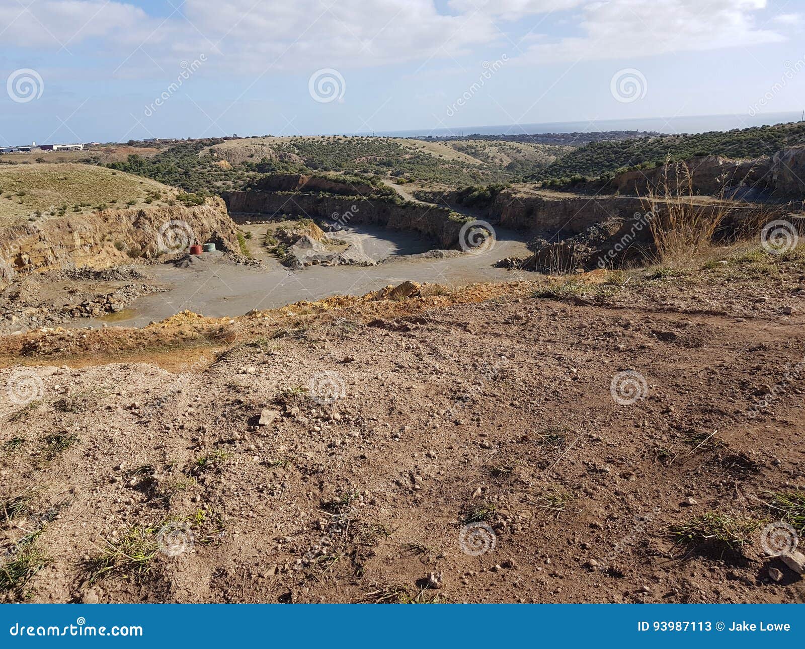Australian quarry stock image. Image of quarry, australia - 93987113