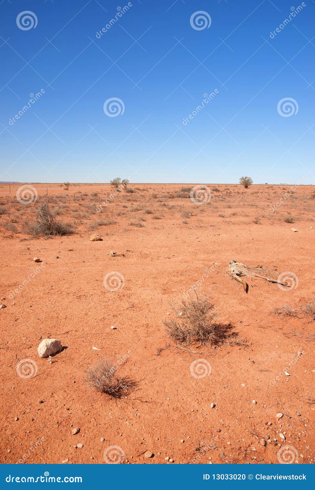 Australian red desert stock photo. Image of outback, australian - 13033020