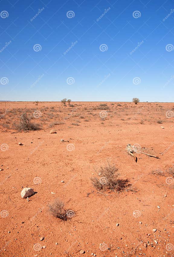 Australian red desert stock photo. Image of outback, australian - 13033020