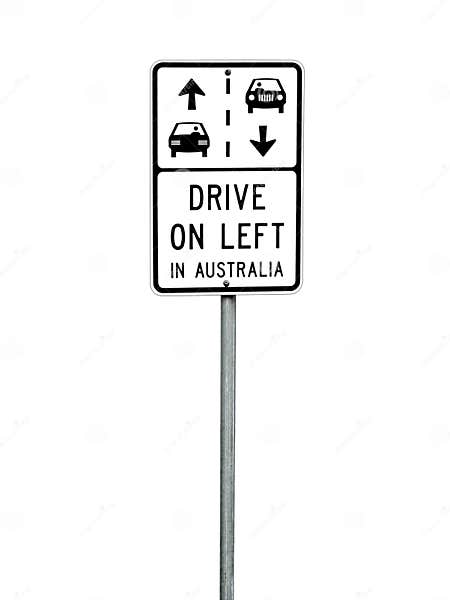 Australian Road Sign stock image. Image of warning, australian - 4004493
