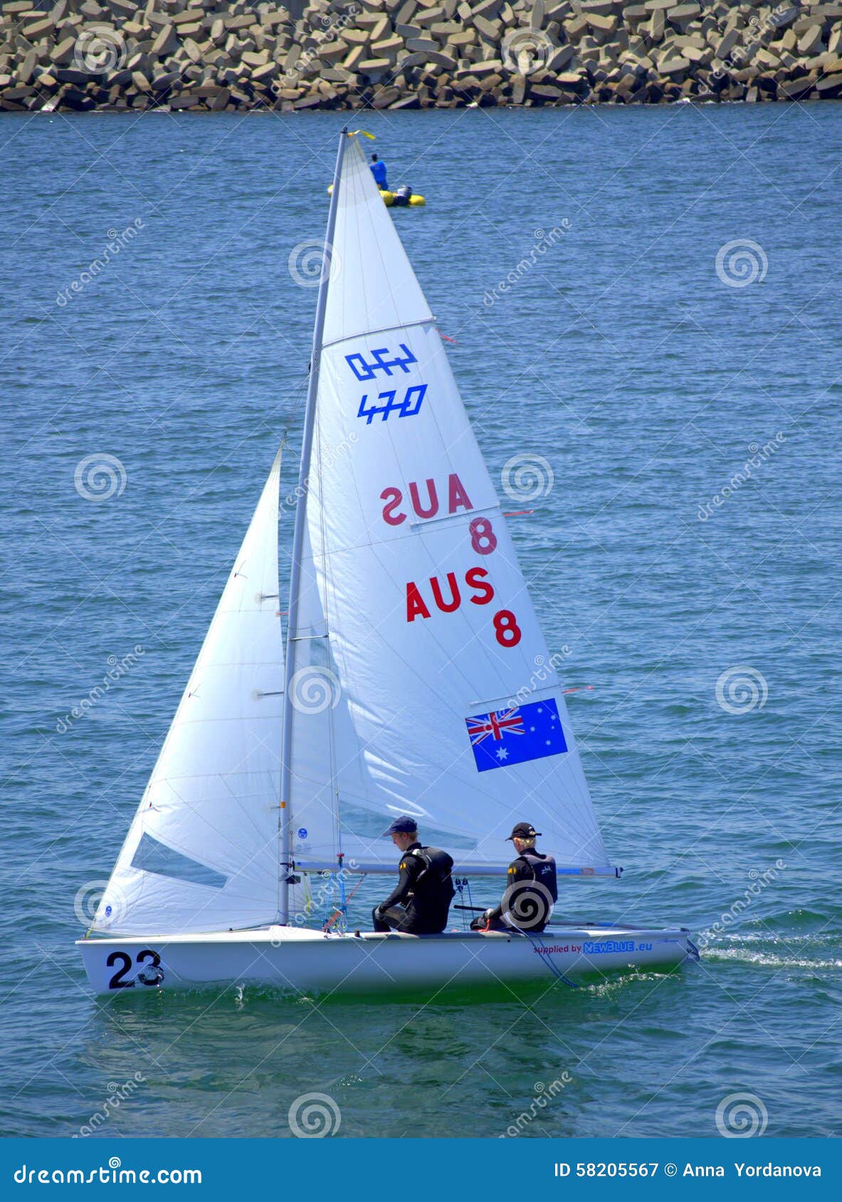 Australian sailboat editorial photography. Image of australian - 58205567