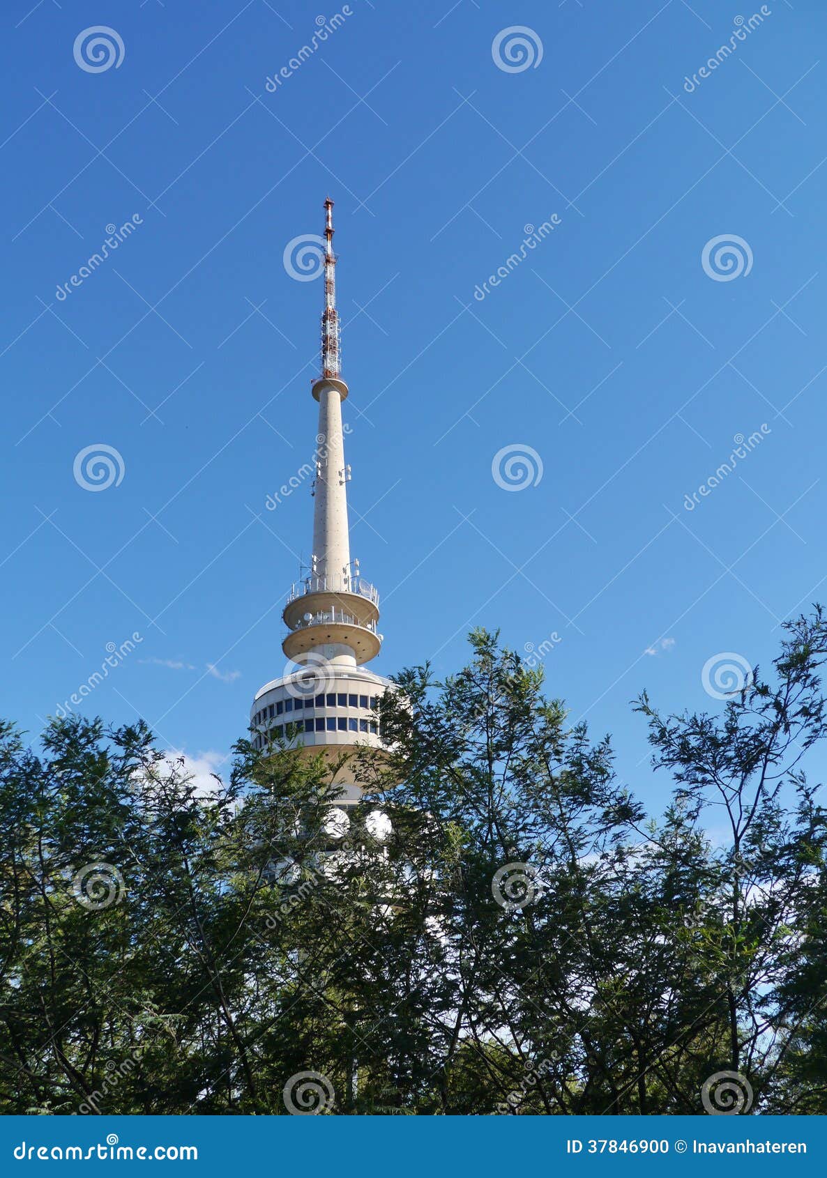 Australian telecom tower stock photo. Image of design - 37846900