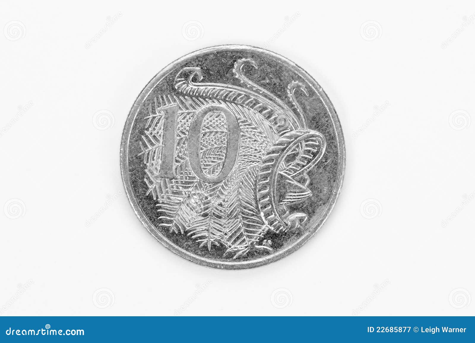 Australian Ten Cent Coin stock image. Image of banker - 22685877
