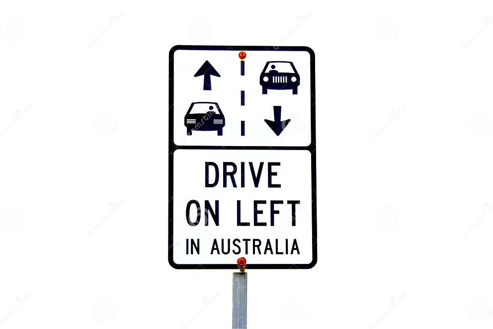 Australian traffic sign stock image. Image of background - 24691605