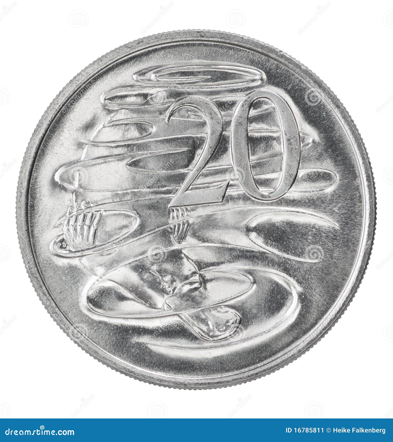 Australian Twenty Cent Coin Stock Image - Image of shiny, banking: 16785811
