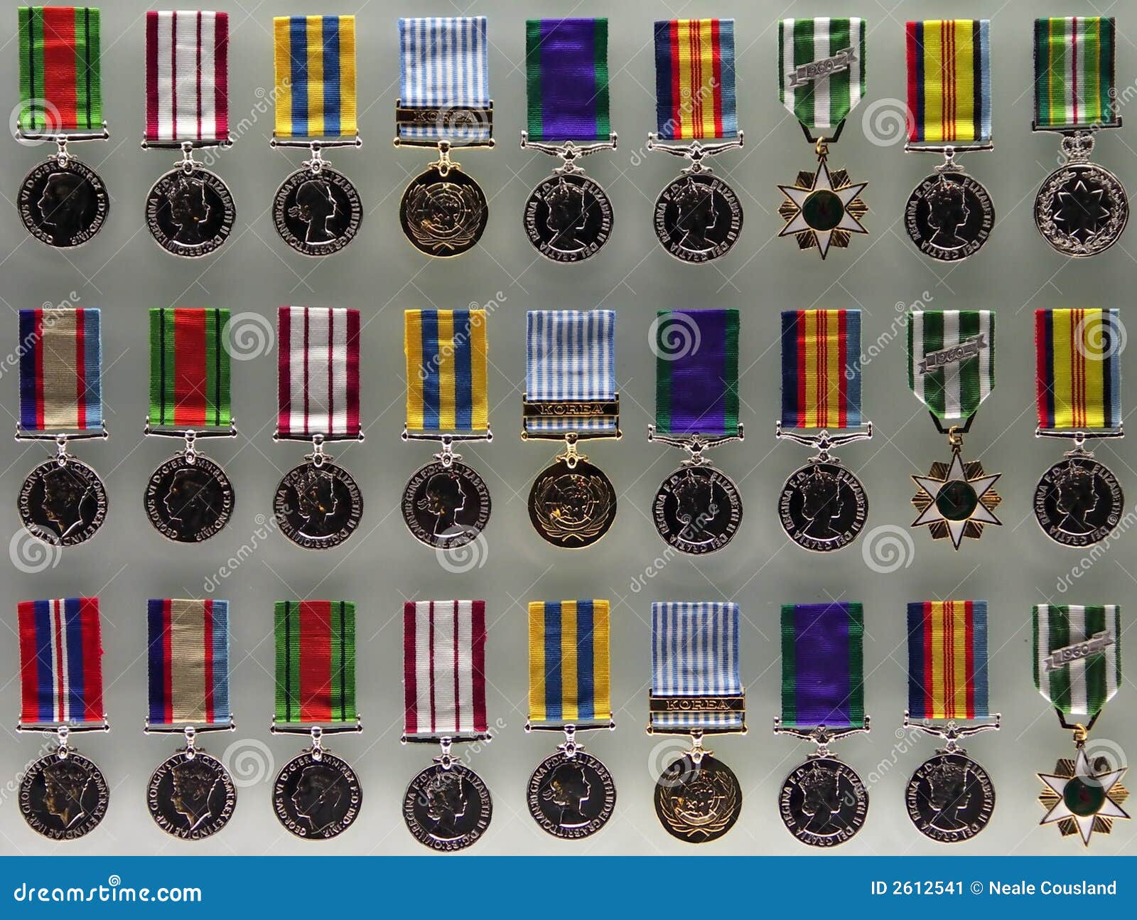 Australian War Medals stock image. Image of achievement - 2612541