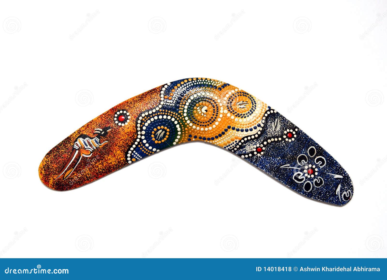 Australische Boemerang. stock foto. Image of australisch - 14018418